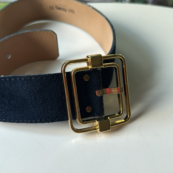 Kimberly | Accessories | Vintage Navy Kimberly Suede Leather Belt 9s ...